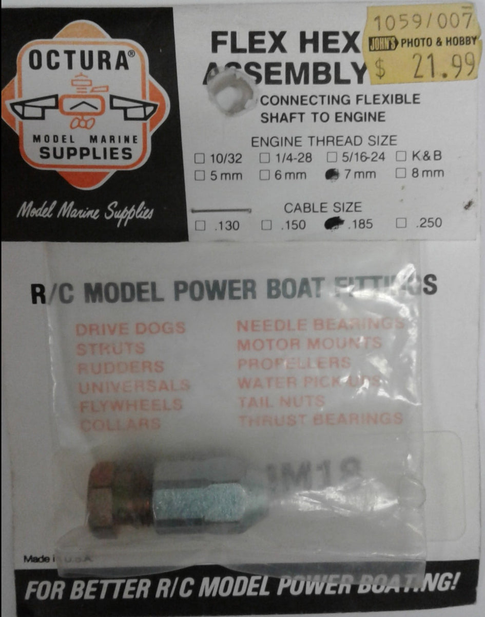 OCTURA - OCFH7MM18 - FLEX HEX ASSEMBLY| Hobbyplex