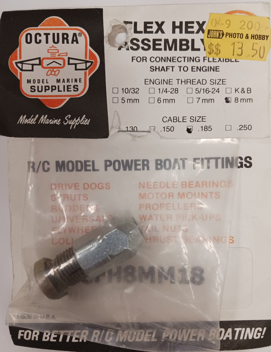 OCTURA - OCFH8MM18 - FLEX HEX ASSEMBLY| Hobbyplex