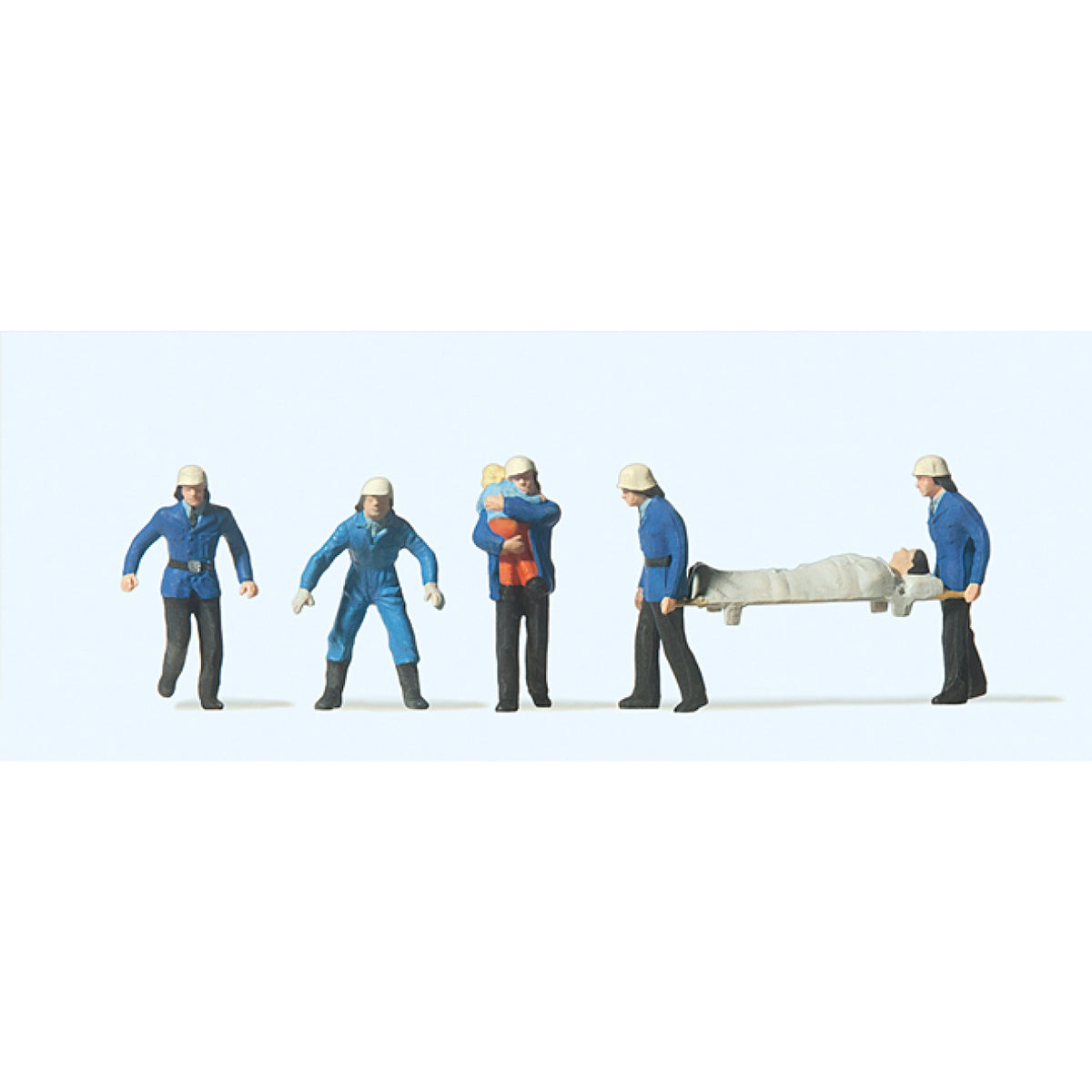 PREISER # 14202 - FIREMEN - 1:87/HO SCALE| Hobbyplex