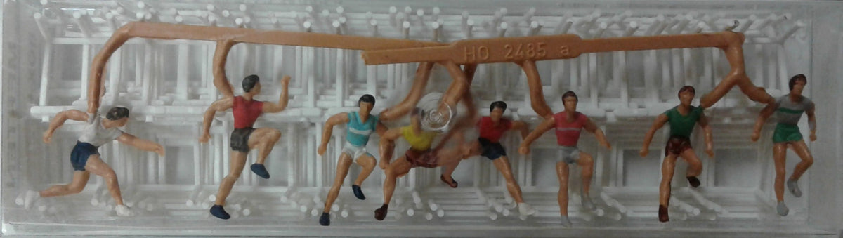MERTEN HO-2485 - 'SPORT SET, ATHLETICS, HURDLERS, MALE' HO SCALE PLAST ...