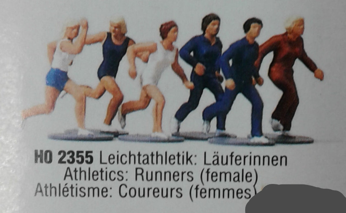 MERTEN HO-2355 - 'ATHLETICS: RUNNERS (FEMALE)' HO SCALE PLASTIC MODEL ...