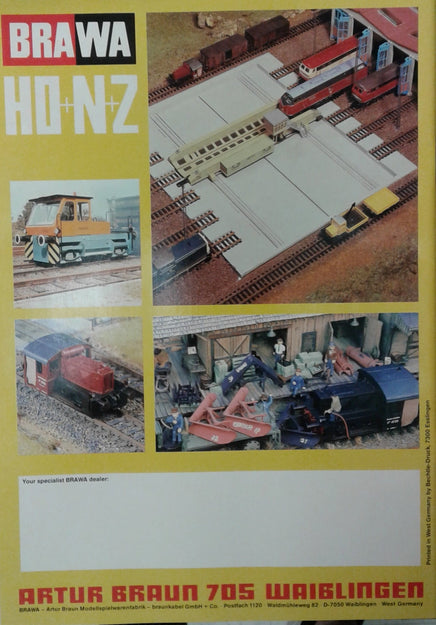 BRAWA CATALOG 1985/86 -ENGLISH| Hobbyplex