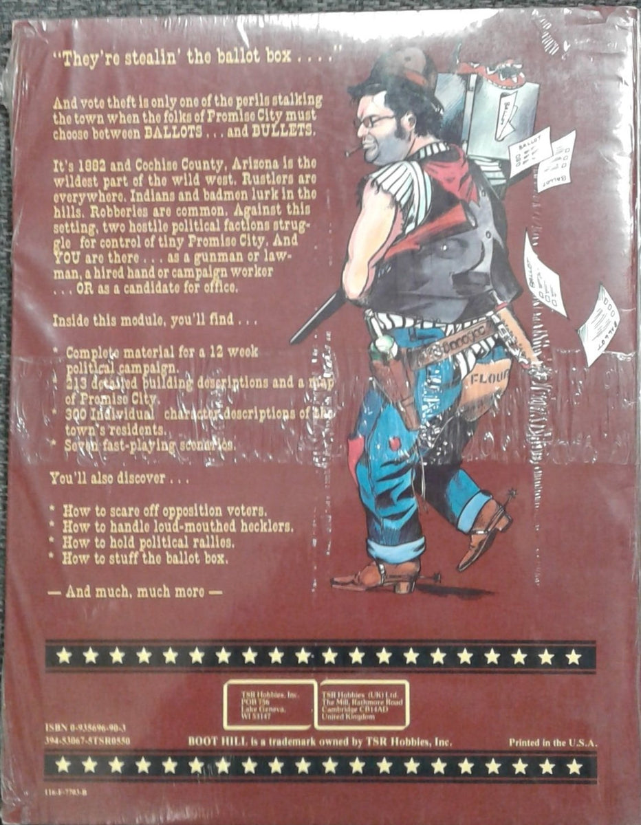 TSR HOBBIES DUNGEONS AND DRAGONS - 7703 - BOOT HILL - BALLOTS AND BULL ...