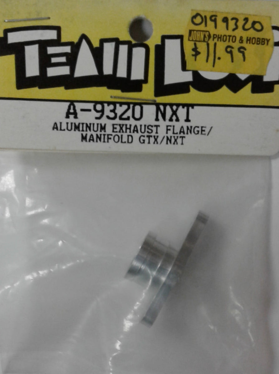 TEAM LOSI A-9320 NXT - ALUMINUM EXHAUST FLANGE/MANFOLD GTX/NXT| Hobbyplex