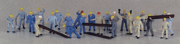 VOLLMER 2234 - TRACK LAYERS - HO SCALE PLASTIC MODEL FIGURES| Hobbyplex