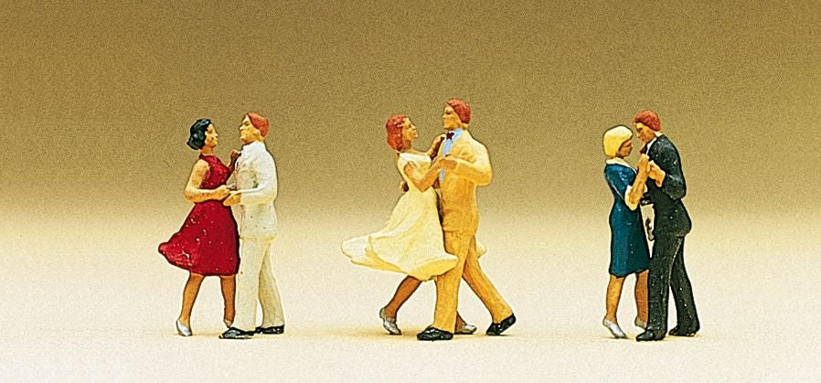 PREISER # 10120 - DANCING COUPLES - 1:87/HO SCALE| Hobbyplex