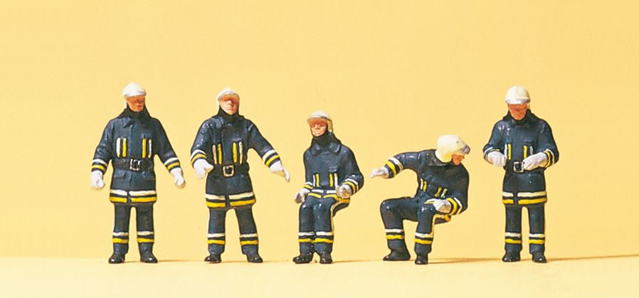 PREISER # 10487 - FIREMEN - 1:87/HO SCALE| Hobbyplex
