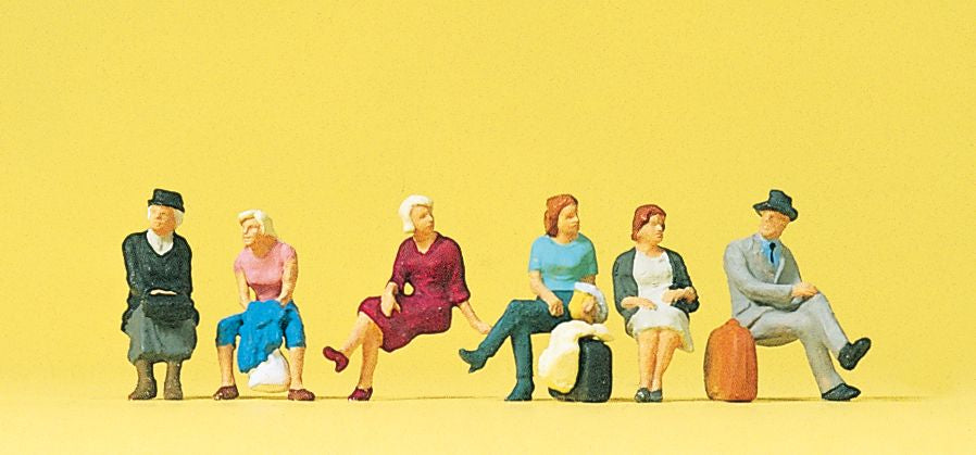 PREISER # 10506 - SEATED PASSENGERS' - 1:87/HO SCALE| Hobbyplex