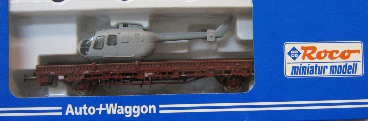 ROCO #1910, SIDE STANCHION WAGON, LOADED| Hobbyplex