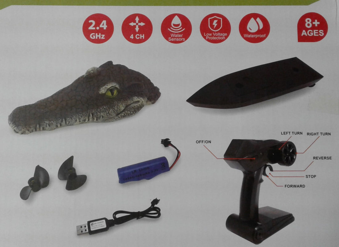 RC-PRO - MR. CROC - 2.4G R/C CROCODILE HEAD| Hobbyplex