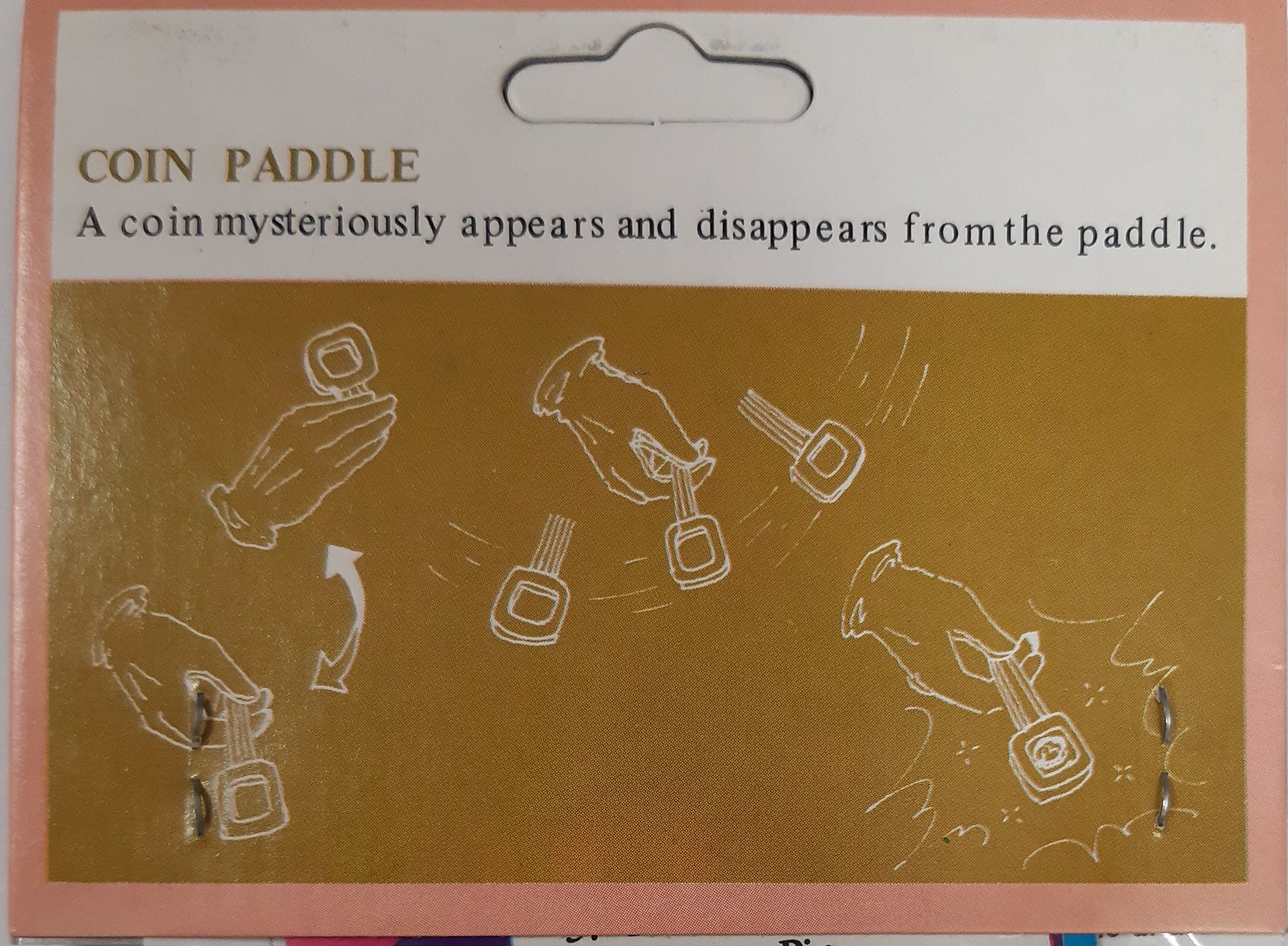 CHU'S MAGIC TRICKS - COIN PADDLE - VINTAGE MAGIC TRICK| Hobbyplex