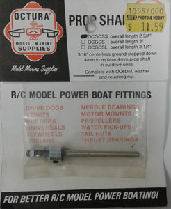 OCTURA - OCGCSS - PROP STUB SHAFT- WITH DRIVE DOG | Hobbyplex