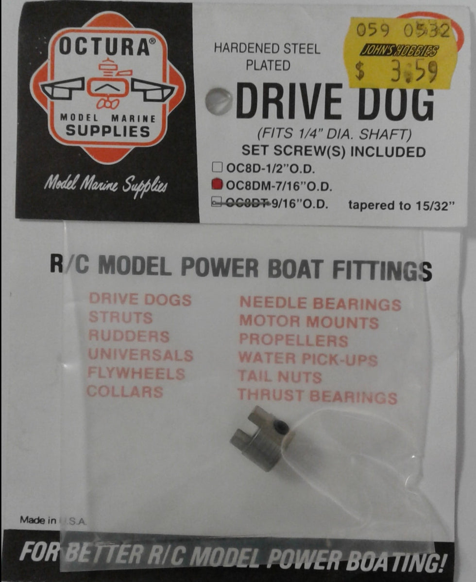 OCTURA - OC8DM - DRIVE DOG - HARDENED STEEL PLATED| Hobbyplex