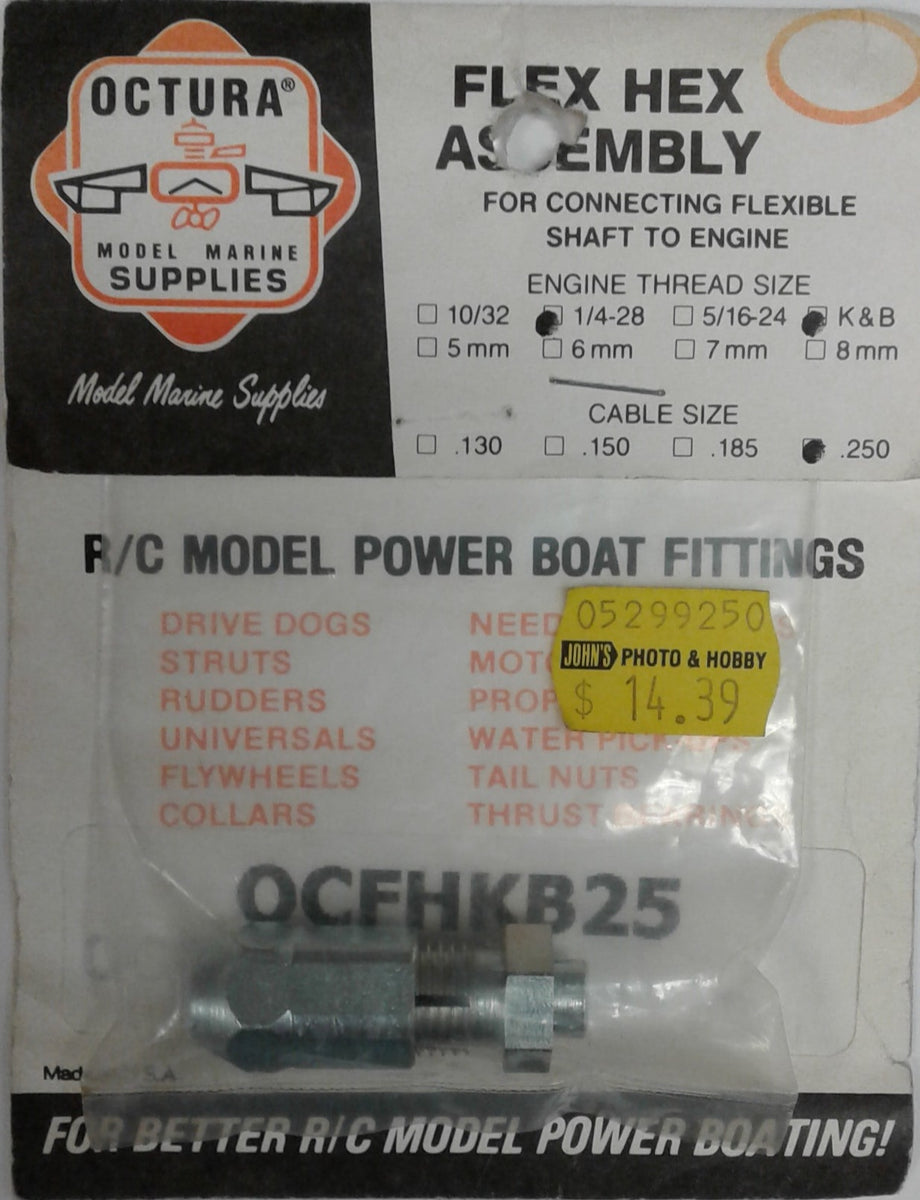 OCTURA - OCFHKB25 - FLEX HEX ASSEMBLY| Hobbyplex