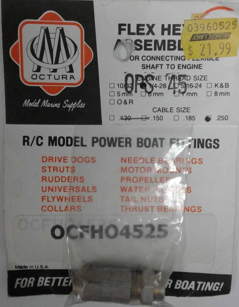 OCTURA - OCFHO4525 - FLEX HEX ASSEMBLY| Hobbyplex