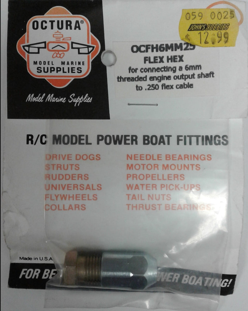 OCTURA - OCFH6MM25 - FLEX HEX ASSEMBLY| Hobbyplex