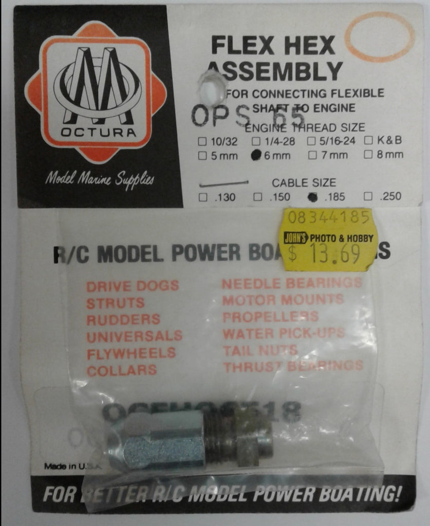 OCTURA - OCFHO6518 - FLEX HEX ASSEMBLY | Hobbyplex