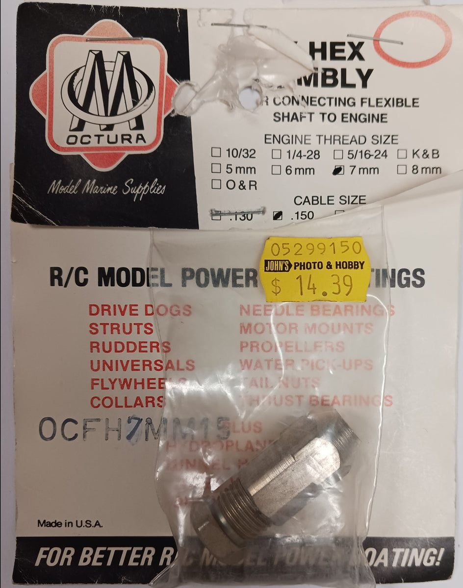 OCTURA - OCFH7MM15 - FLEX HEX ASSEMBLY| Hobbyplex