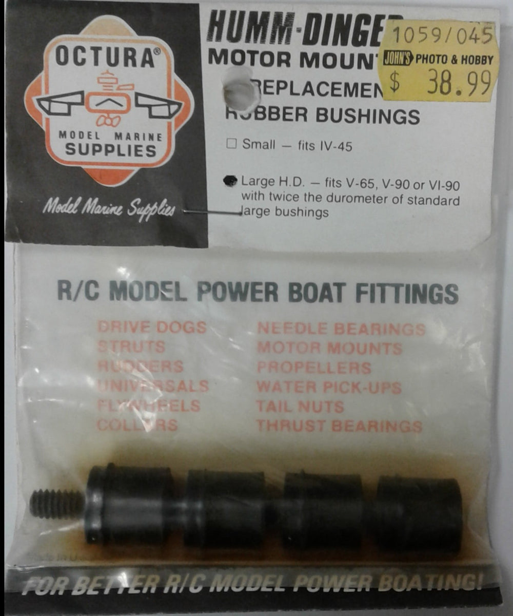 OCTURA -BUSHLGHD - HUMM-DINGER REPLACEMENT RUBBER BUSHINGS| Hobbyplex