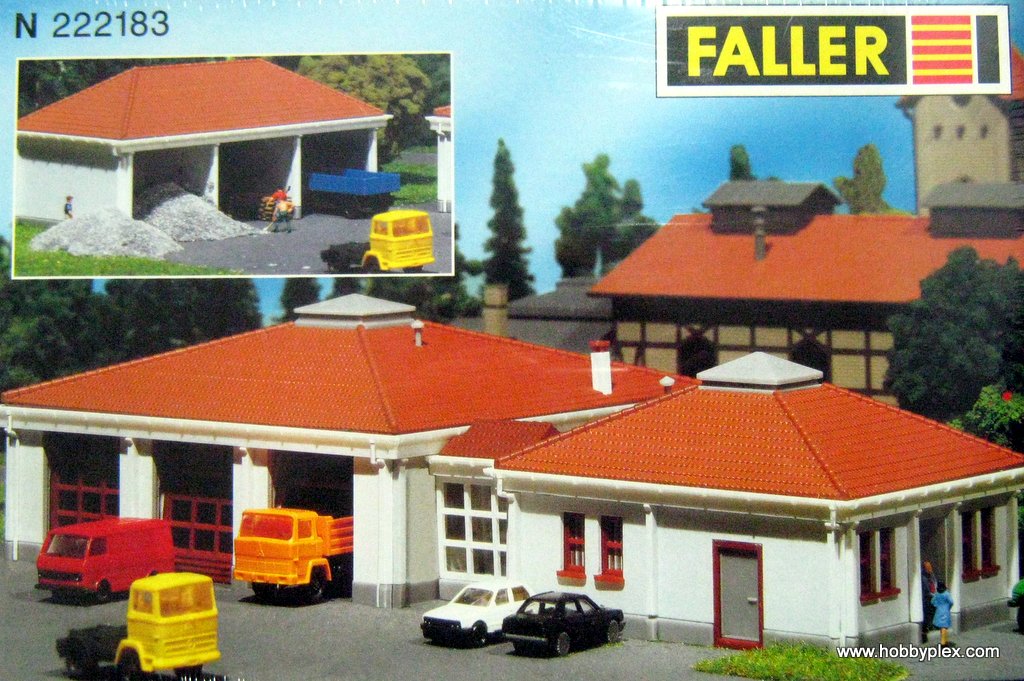 FALLER 222183 - BUILDER'S YARD N SCALE PLASTIC MODEL KIT| Hobbyplex