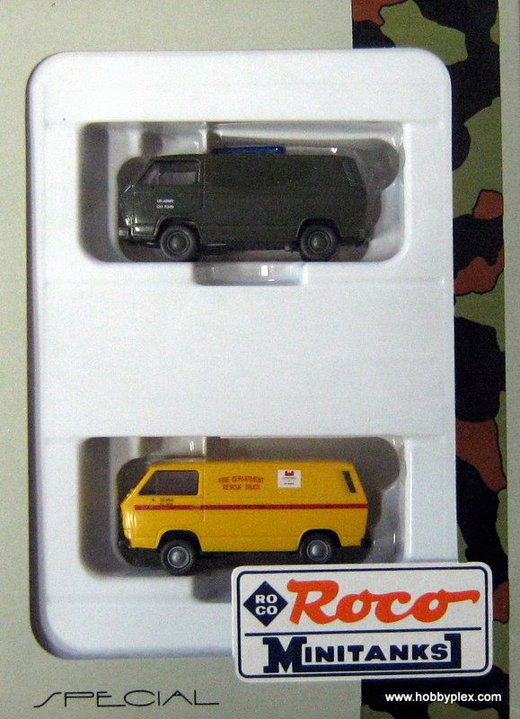 ROCO MINITANKS # 810 - US ARMY FIRE AND RESCUE TRUCKS| Hobbyplex