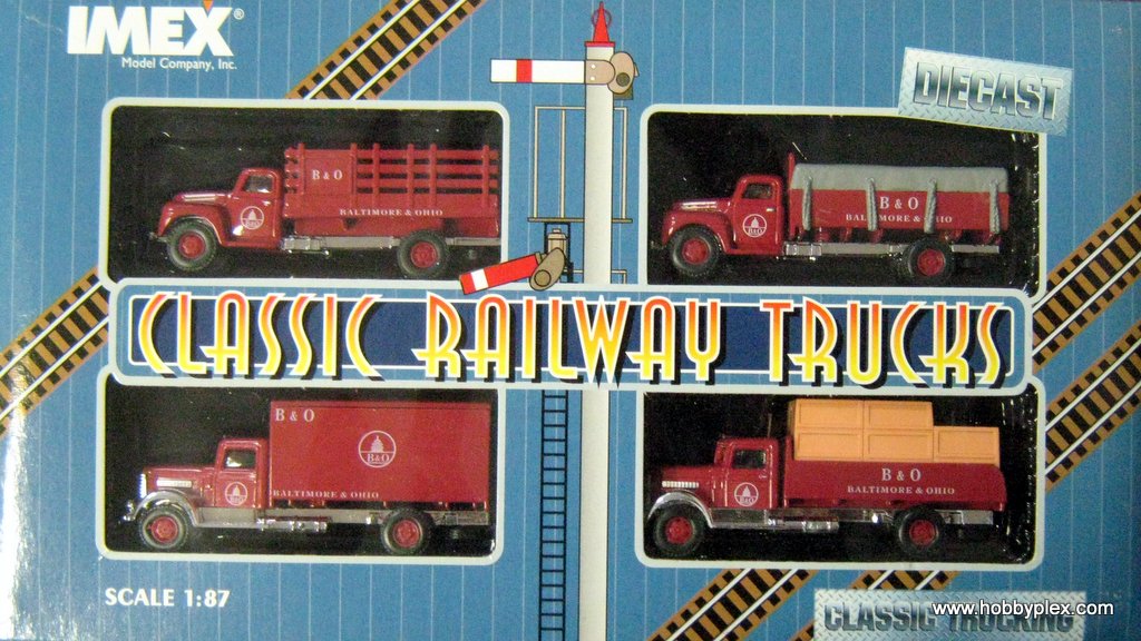 IMEX # 870129 - CLASSIC RAILWAY TRUCKS| Hobbyplex