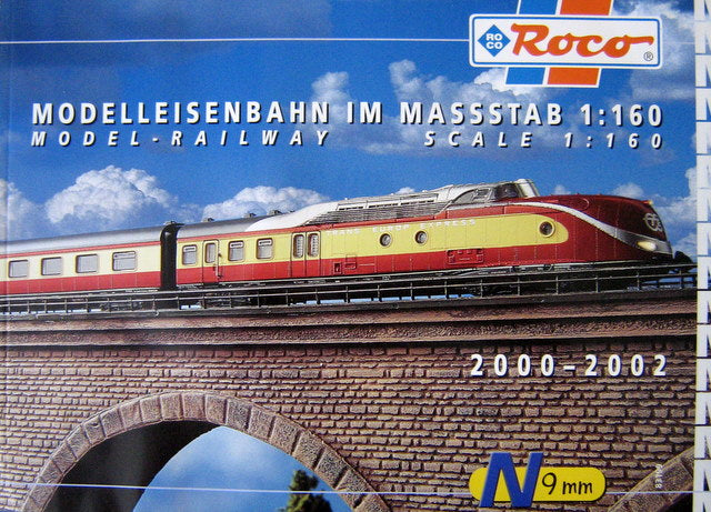 ROCO N SCALE 2000-20002 CATALOG-ENGLISH/GERMAN| Hobbyplex